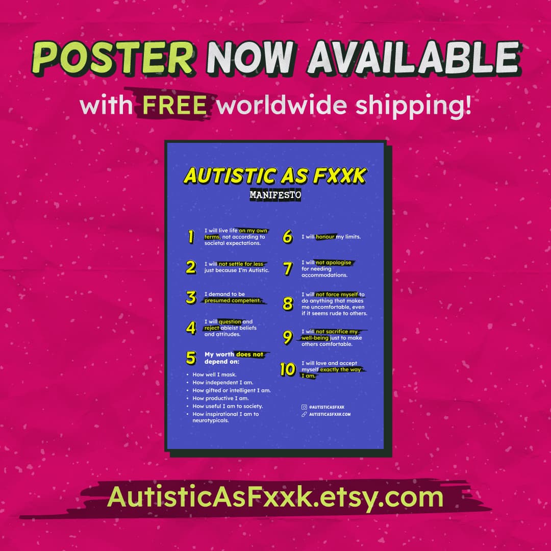 Manifesto poster now available for purchase! (FREE worldwide shipping ...